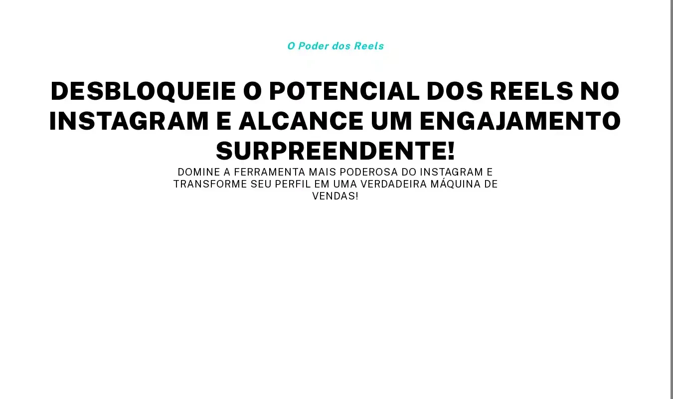 O Poder dos Reels
